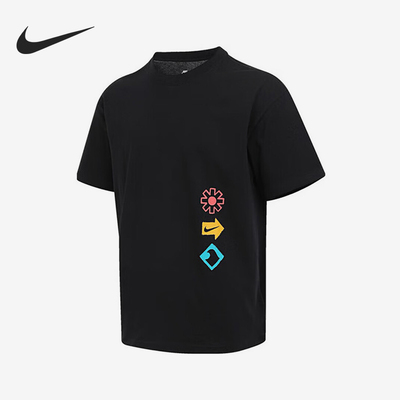 Nike/耐克正品2025夏季款男士图案时尚透气短袖HJ0763-010
