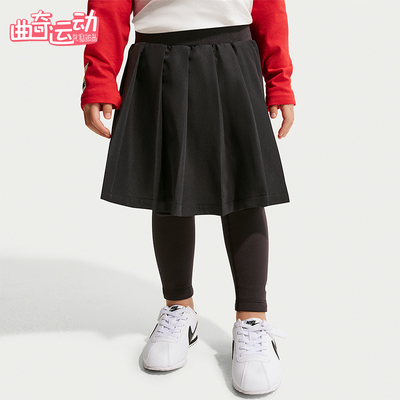 Nike/耐克正品2025冬季款婴童耐穿运动紧身休闲连裤裙IU5443-010