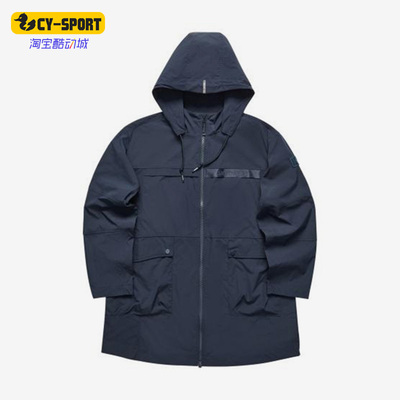 休闲运动梭织连帽外套