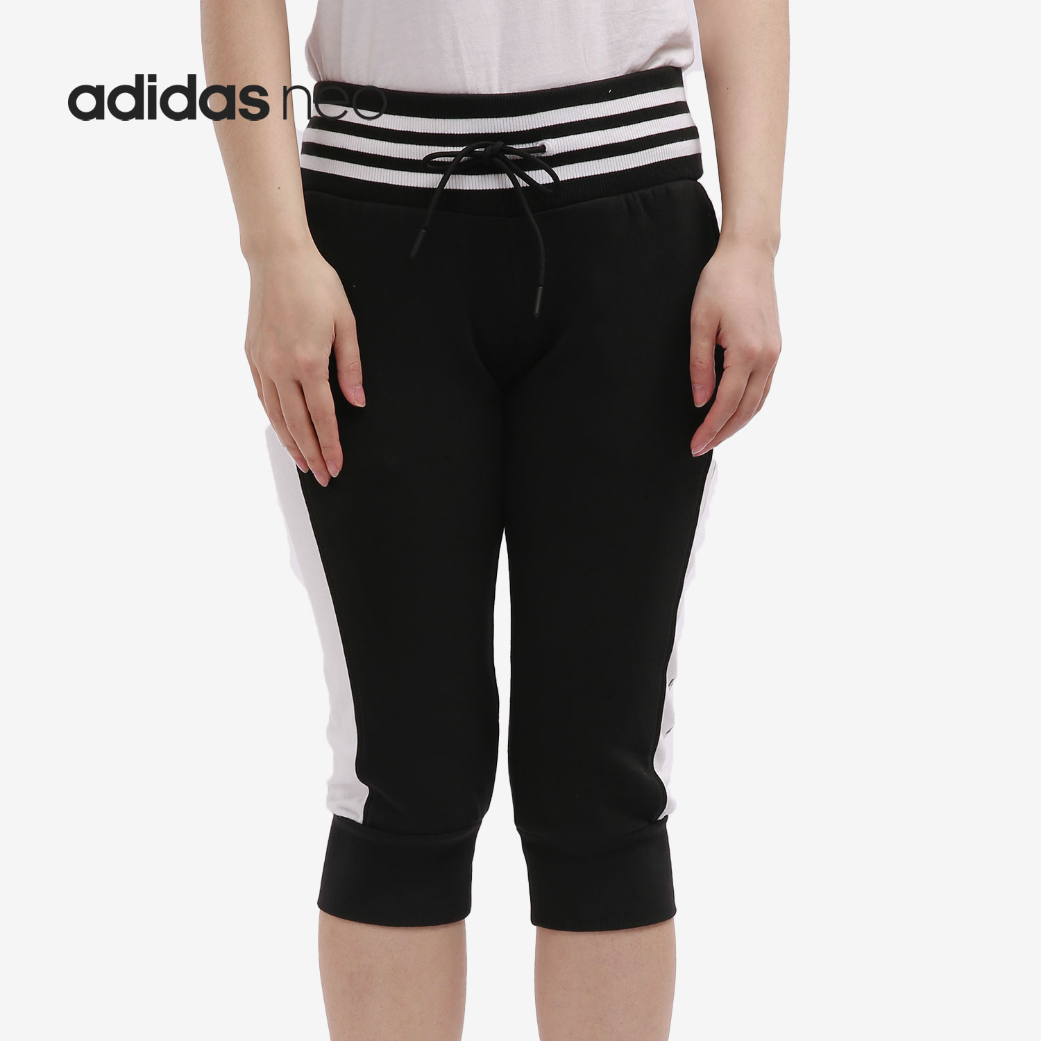 Adidas/阿迪达斯正品新款女子休闲运动短裤中长裤七分裤BK6913