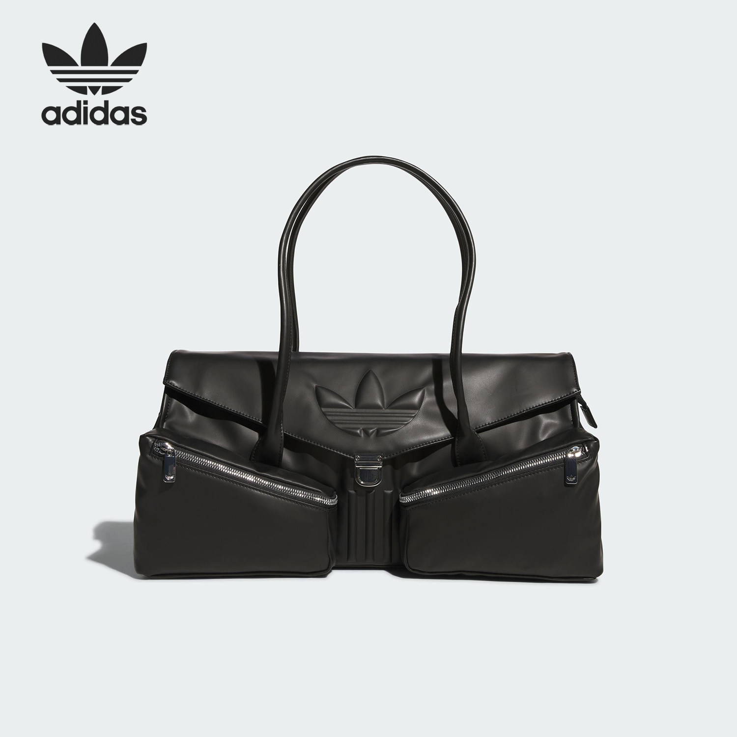 Adidas/阿迪达斯正品三叶草男女经典大号长柄手拎包KC1418