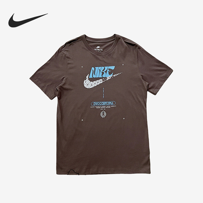 Nike/耐克正品SwoshSwosh男士圆领透气短袖T恤HF0488-237