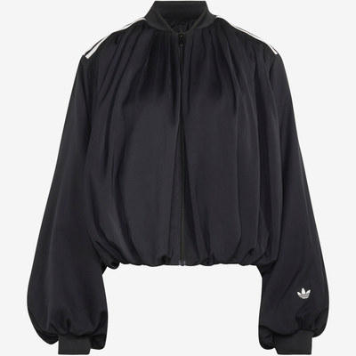 Adidas阿迪达斯 正品 女款 PLEATED TT 漏斗领 运动 外套LG4081