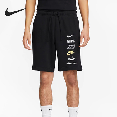 Nike/耐克正品新款男士休闲印花透气针织运动短裤FB8831-010