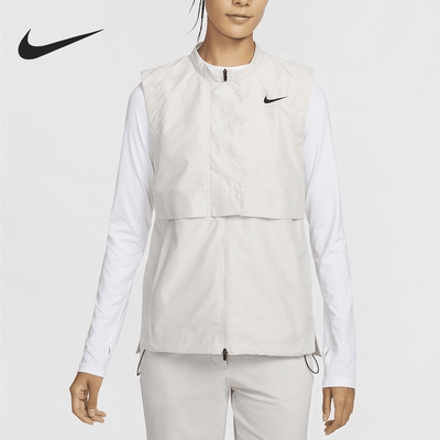 耐克女士跑步运动梭织马甲