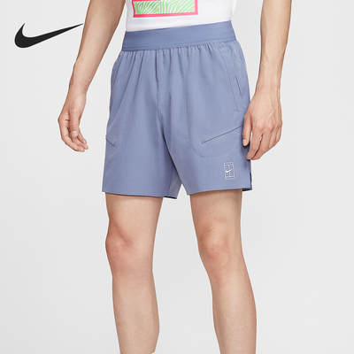 Nike/耐克正品夏季男士弹力轻盈运动训练网球短裤FZ6914-499