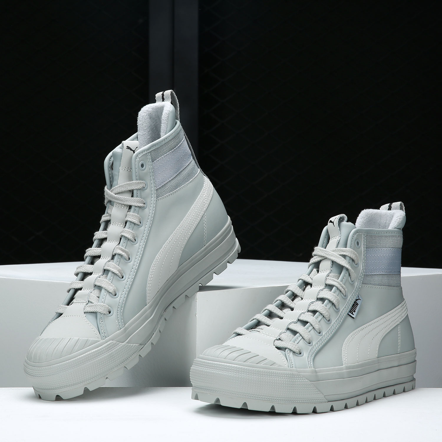 Puma/彪马正品秋季新款男女运动休闲高帮板鞋385520-02