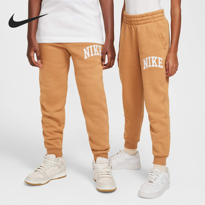 Nike/耐克正品新款大童加绒针织束脚休闲运动长裤HJ3159-224