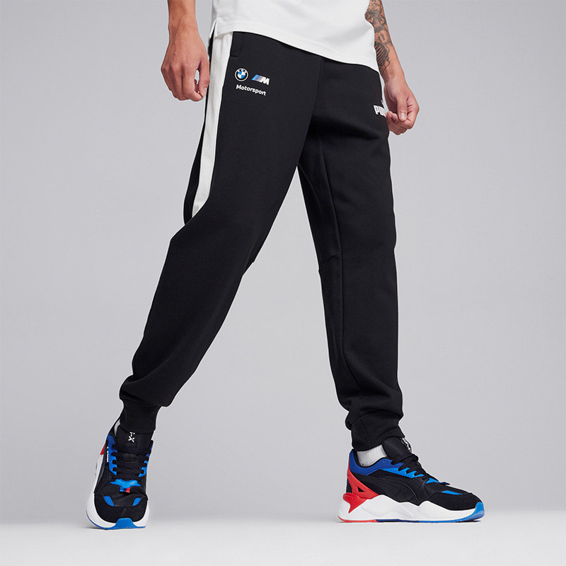 Puma/彪马正品BMW男士宝马赛车束脚休闲针织长裤624138-01
