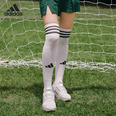 阿迪达斯男女运动长筒袜