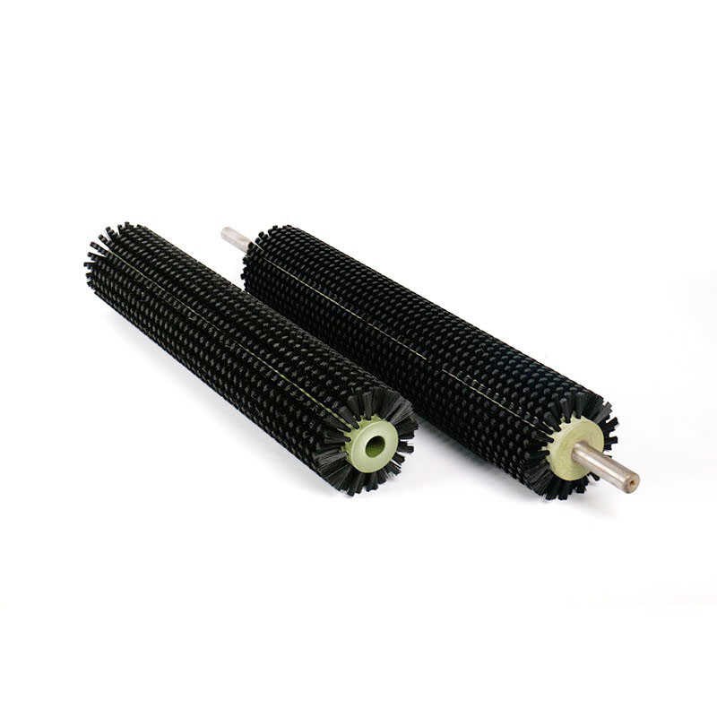 毛刷工业用毛刷辊防静电毛刷铝合金毛刷滚厂N家定做尼龙硬毛刷除