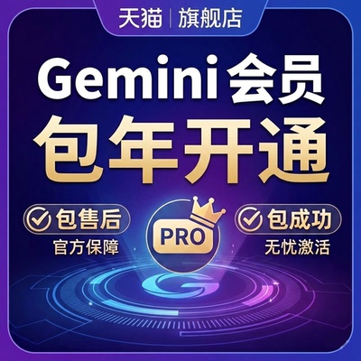 Gemini专业pro充一年【包售后】
