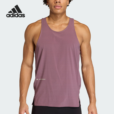 Adidas/阿迪达斯正品夏季男士反光运动舒适透气跑步T恤KB8429