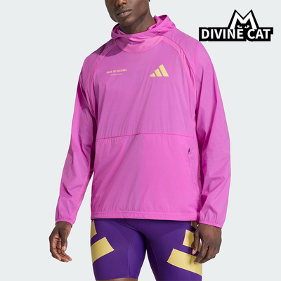 Adidas/阿迪达斯正品2026男女休闲跑步运动连帽卫衣套头衫KA6121