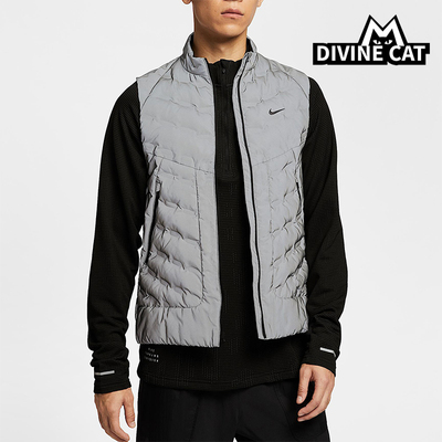 Nike/耐克正品Therma-FIT男士立领反光跑步运动棉马甲IM6279-027