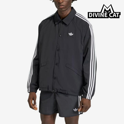 Adidas/阿迪达斯正品三叶草三条纹教练夹克男经典夹克外套KE3598