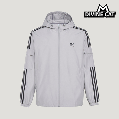 Adidas/阿迪达斯正品VR STAG JKT U通勤男女经典运动夹克KV8851