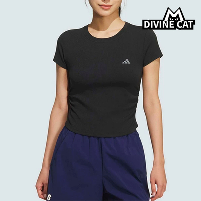Adidas/阿迪达斯正品圆领套头短款短袖T恤经典新款短袖T恤KH2653