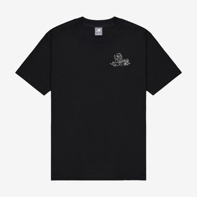 New Balance新百伦正品男款圆领休闲运动轻便短袖T恤MT51850-BK