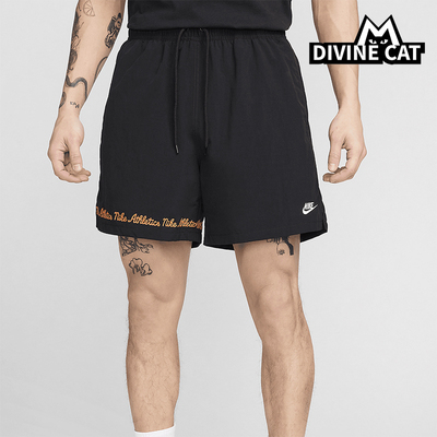 Nike/耐克正品Club Fleece男士透气字母刺绣日常短裤FV5662-010