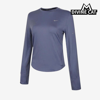 Nike/耐克正品SwiftUV运动套头纯色休闲经典长袖T恤HQ0504-499