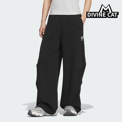 Adidas/阿迪达斯正品2025秋季款女士日常运动直筒针织长裤KS0077