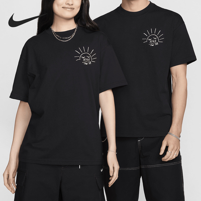 Nike/耐克正品秋季新款男女宽松滑板运动针织短袖FZ5282-010