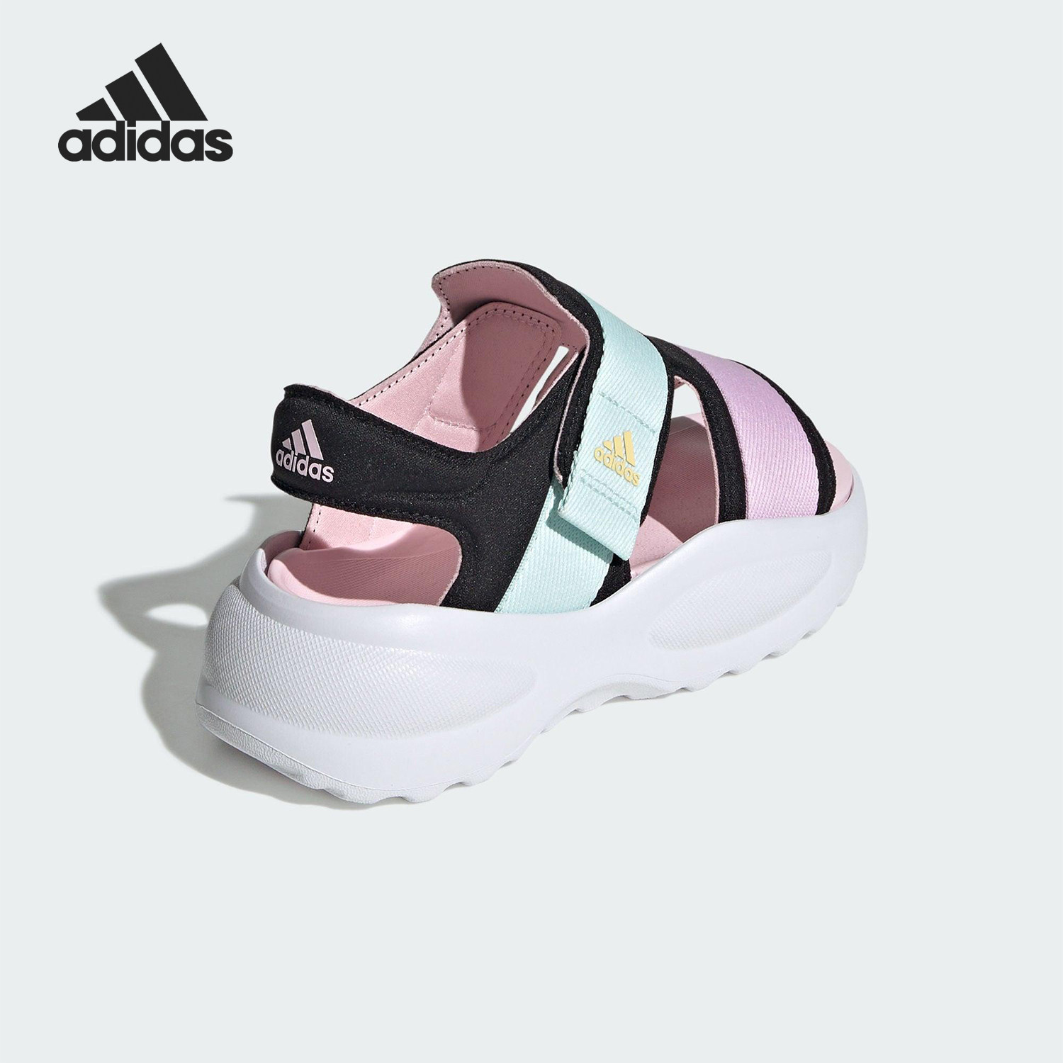 Adidas/阿迪达斯正品春季款大童耐磨魔术贴沙滩凉鞋JP5831