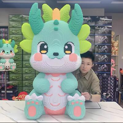 福龙宝宝国潮积木2025新款6—12岁男女孩生日礼物益智拼图装玩具