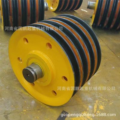 32吨铸钢轧制起重天车滑轮组双梁吊钩滑车卷扬机港机用加筋滑轮