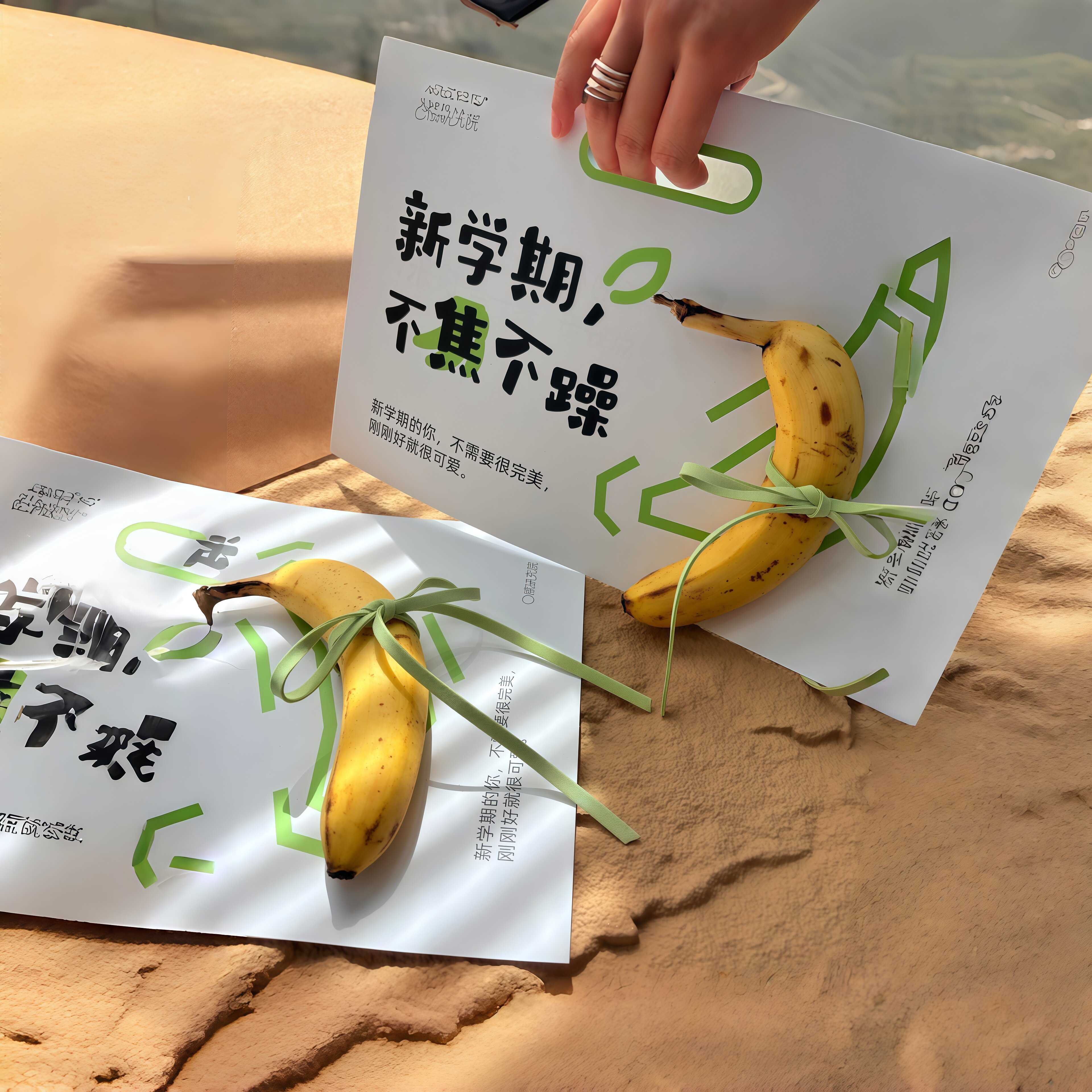 开学礼物不蕉不躁手提袋幼儿园小礼品送全班小朋友氛围感香蕉纸袋