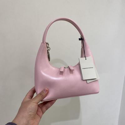 可彼娜包包女小众新款手提法包链条单肩斜挎小包月牙包2946