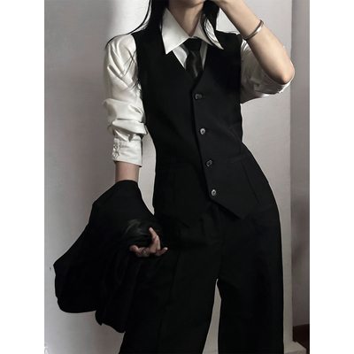 jkdk制服男女西装收腰马甲修身