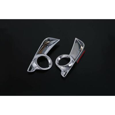 适用于18款汉兰达Highlander改装专用前雾灯罩装饰贴ABS材质