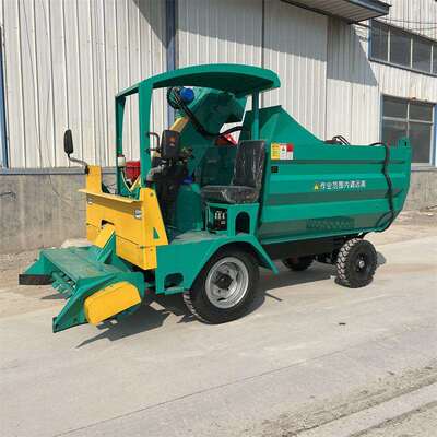 自走式牛粪清扫车8立方小型四轮四驱扫粪车圈舍农用大马力收粪车