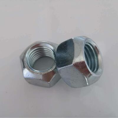 DIN980V全金属六角压点锁紧螺母M20椭圆型对压