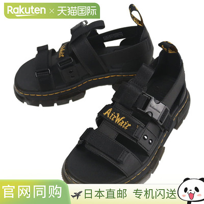 日本直邮Dr. Martens Pearson 凉鞋黑色31574001