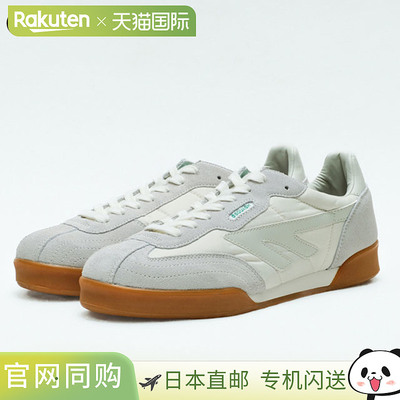 日本直邮Hi-Tec 男女运动鞋 SQUASH ORIGINAL 白色/绿色 HI-TEC 5