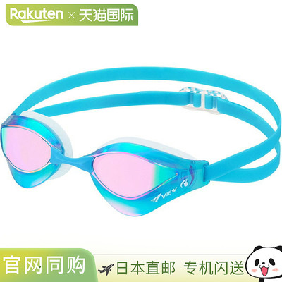 日本直邮VIEW 游泳镜片 ORCA 透明镜框系列镜镜片游泳 V230SAMC-A