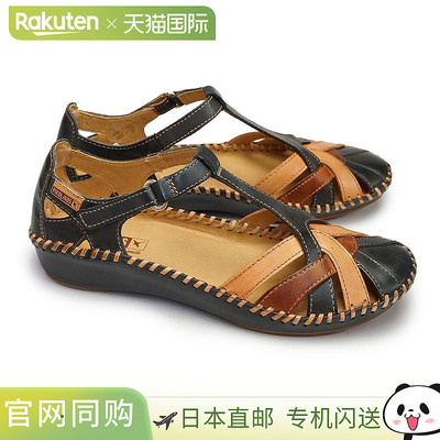 日本直邮Pikolinos 女士凉鞋 PK-751 655-0732C5 Gurkha 凉鞋带绑