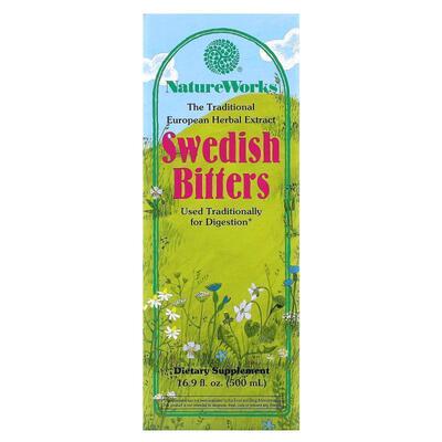 然萃维,NatureWorks, Swedish Bitters, 16.9 fl oz (500 ml)