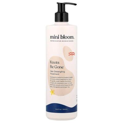 Mini Bloom,Knots Be Gone, Hair Detangling Treatment, 16.6 fl