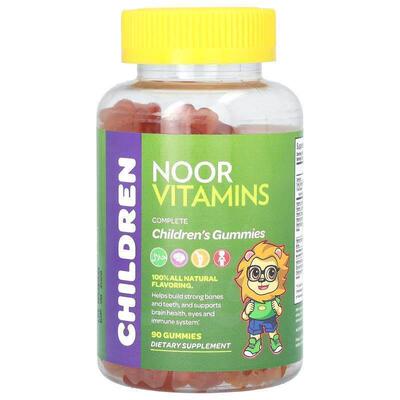 Noor Vitamins,儿童软糖，完整，90 粒软糖