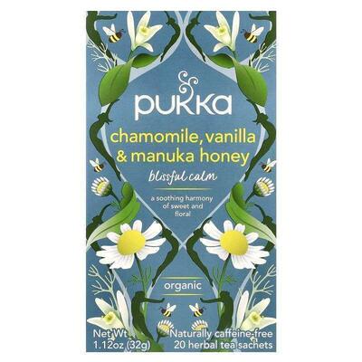 普卡,凉三薄，无咖啡萃取，20 草本茶包，1.12 盎司（32 克）