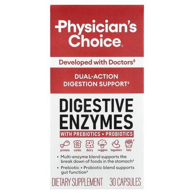 Physician's Choice,Digestive Enzymes With Prebiotic + Probio