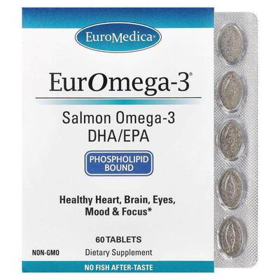 EuroMedica,EurOmega-3®, 60 Tablets