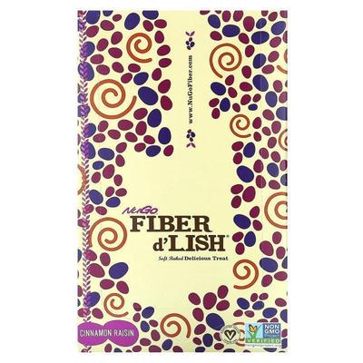 NuGo Nutrition,Fiber d'Lish, Cinnamon Raisin, 16 Bars, 1.6 o