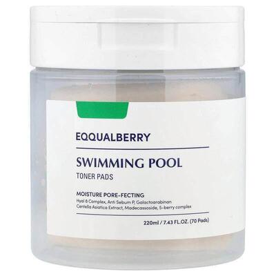 EQQUALBERRY,Swimming Pool Toner Pads, 70 Pads
