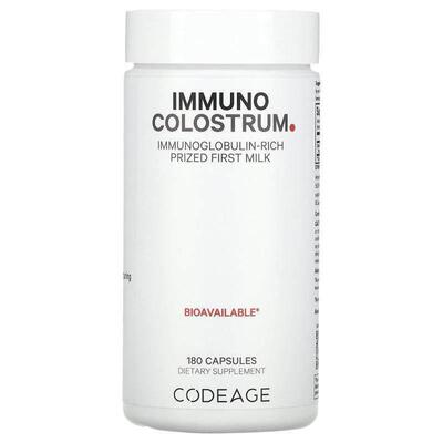 Codeage,Immuno Colostrum，180 粒胶囊