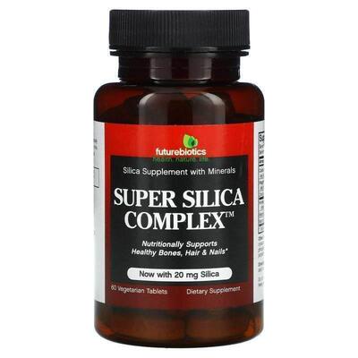 Futurebiotics超级二氧化硅复合物素食片支持骨骼健康天然来源胶